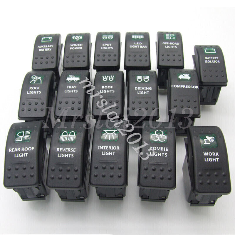 12V/20A 24V/10A Car Bar Carling Rocker Toggle LED Light Boat Sales ON ...