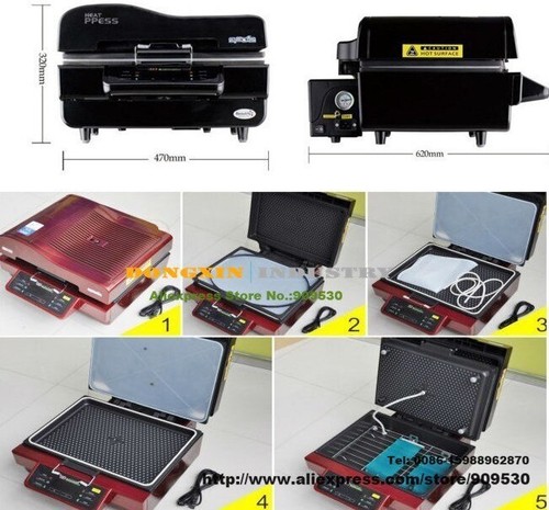 ST-3042 3D Sublimation Vacuum Heat Press Machine for Mugs Phone Case ...