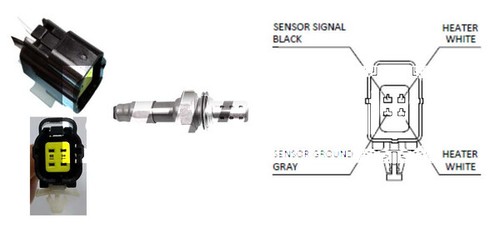 Lemark LLB715 Oxygen Lambda Sensor Replaces BP6F-18-861B,9200-48256 ...