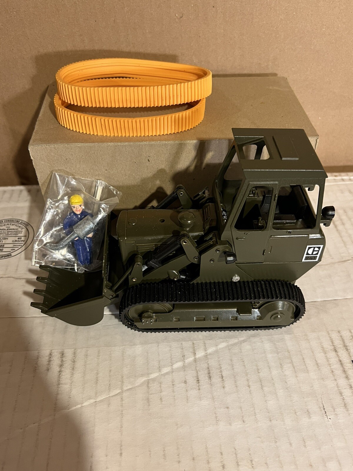 RARE NZG Caterpillar 941 Track-Type Loader Military Green W/ Orange ...
