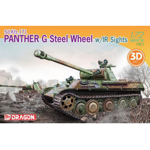 PANTHER G STEEL WHEEL W/IR SIGHTS KIT 1:72 Dragon Kit Mezzi Militari ...