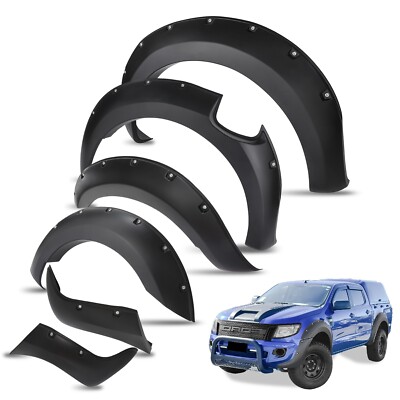 For Ford Ranger T6 2012 2013 2014 Wheel Arches Wide Body Kit Styling ...