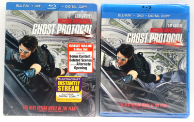 Mission Impossible: Ghost Protocol Blu-ray/DVD 2011, 2-Disc Set ...