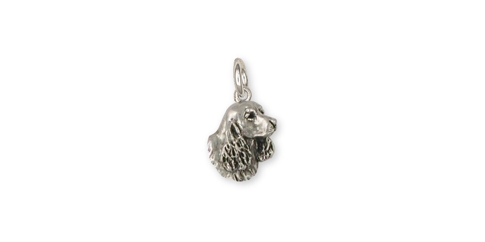 Springer Spaniel Charm Jewelry Sterling Silver Handmade Dog Charm SS6S ...