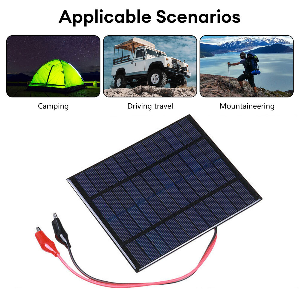 Car Solar Panel Charger 2.5 Watt 12V Solar Car Battery Charger By