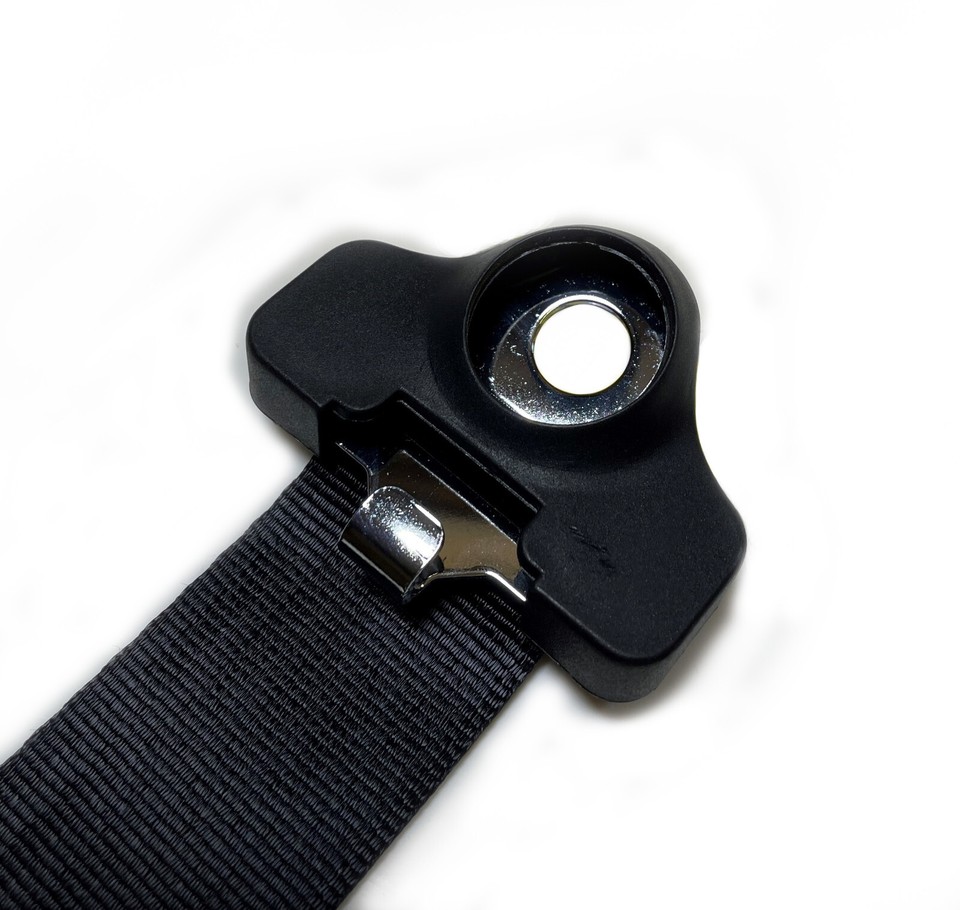 3 point Lap & Diagonal Seatbelt for Classic Car Set- BLACK (2 OFF ...