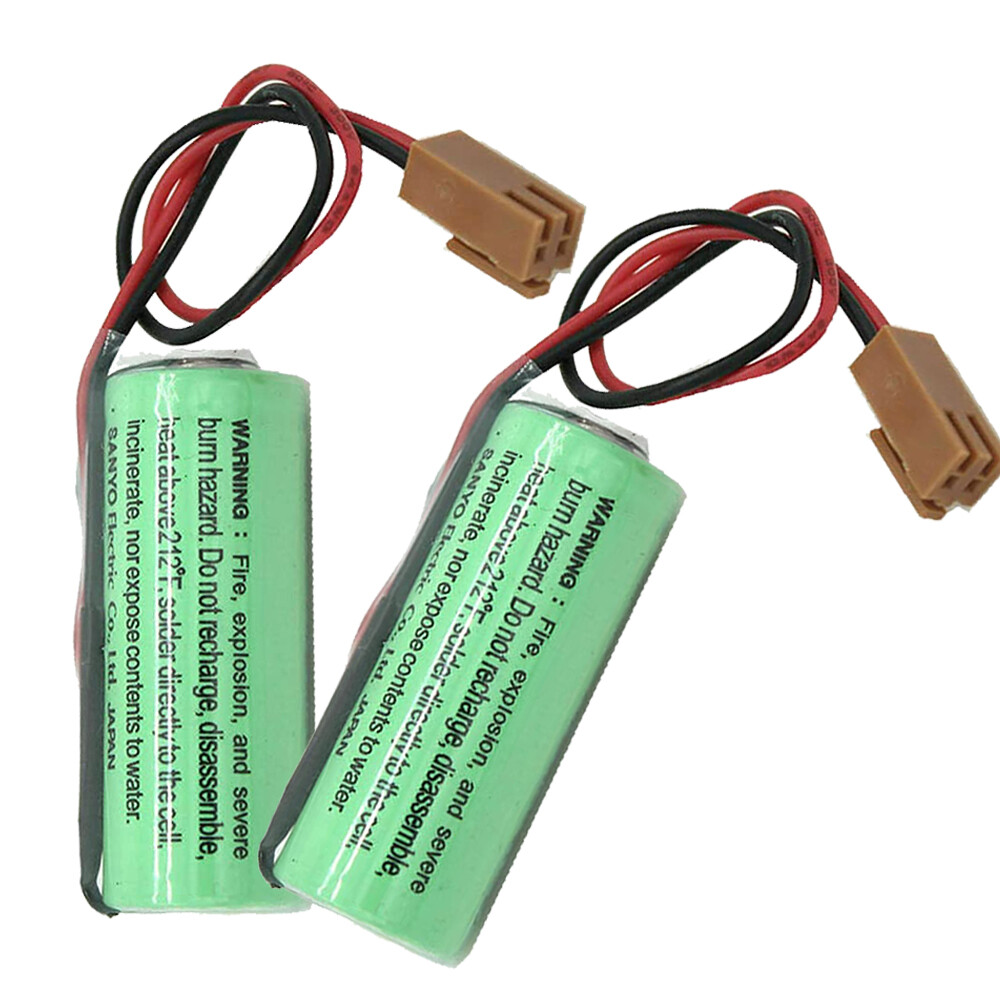 5X CR17450SE-R 3V 2500mah PLC Battery For FANUC A98L-0031-0012 CNC ...