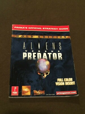 Prima Official Strategy Game Guide Book Gold Edition Aliens Versus ...