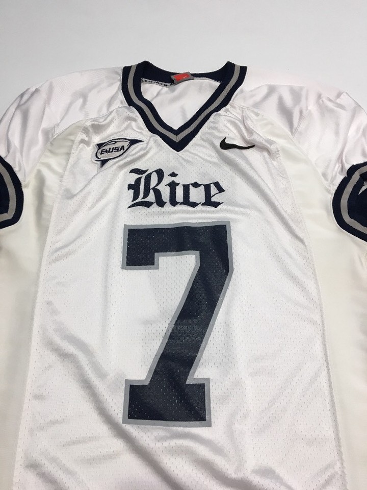 Game Worn Used Nike Rice Owls Football Jersey #7 Size M | eBay