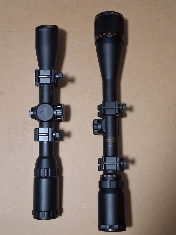 Bushnell 4x16x40 illuminated rifle scope and Free center point 3x9 ...