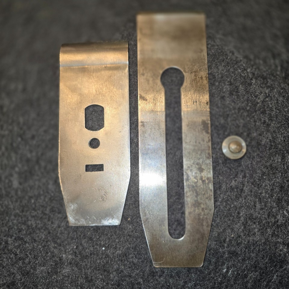VTG/ANTIQUE STANLEY H Sweetheart 2-Inch Hand Plane Blade & Cap Iron NICE! | eBay