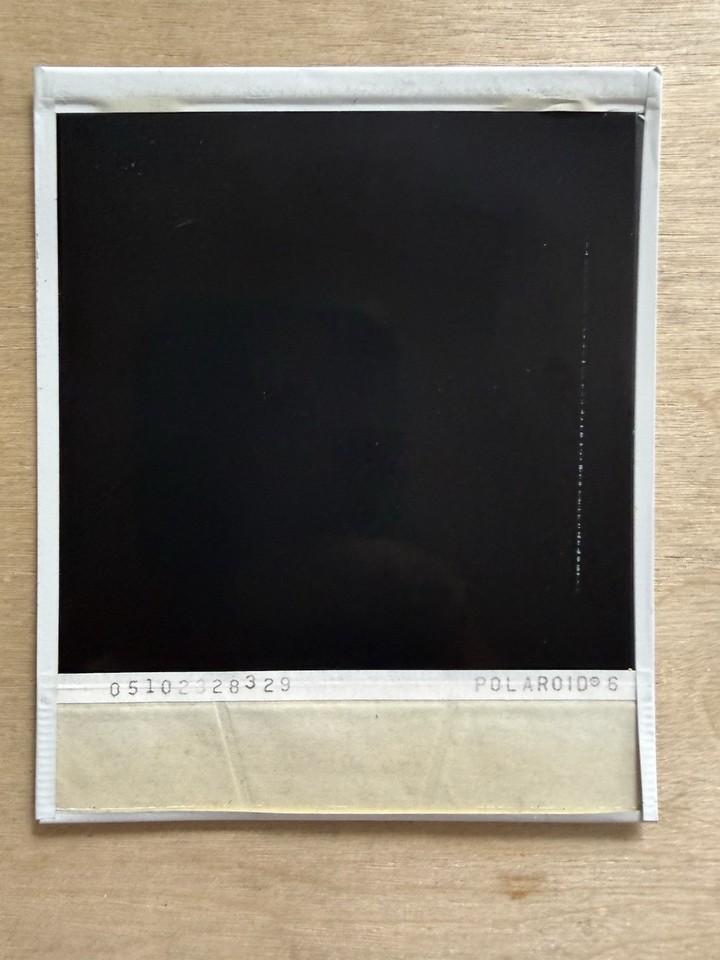 Depressing 1980s Office Desk Interior Abstract VTG Photo POLAROID Weird ...