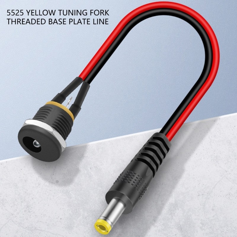 Plastic 5525 Yellow Threaded Cable Secure Connection No Tools | eBay UK