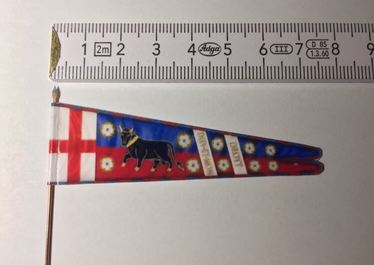 8x28mm Medieval War of Roses WOTR Yorkist Flags Banners Battle of ...