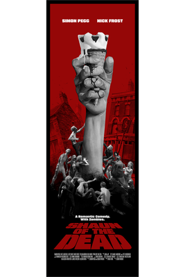 Shaun Of The Dead Mondo Poster SHAUN Of The DEAD Shaun, Wall Plaque On