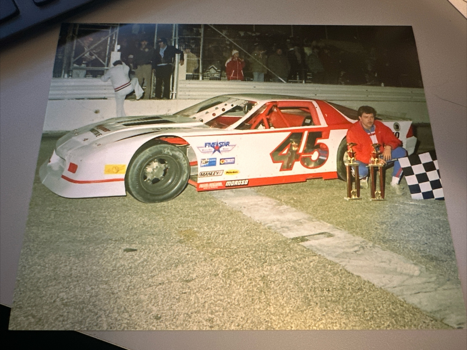 1987 Rich Bickle New Smyrna Late Model Race Winner Pose Photo | eBay