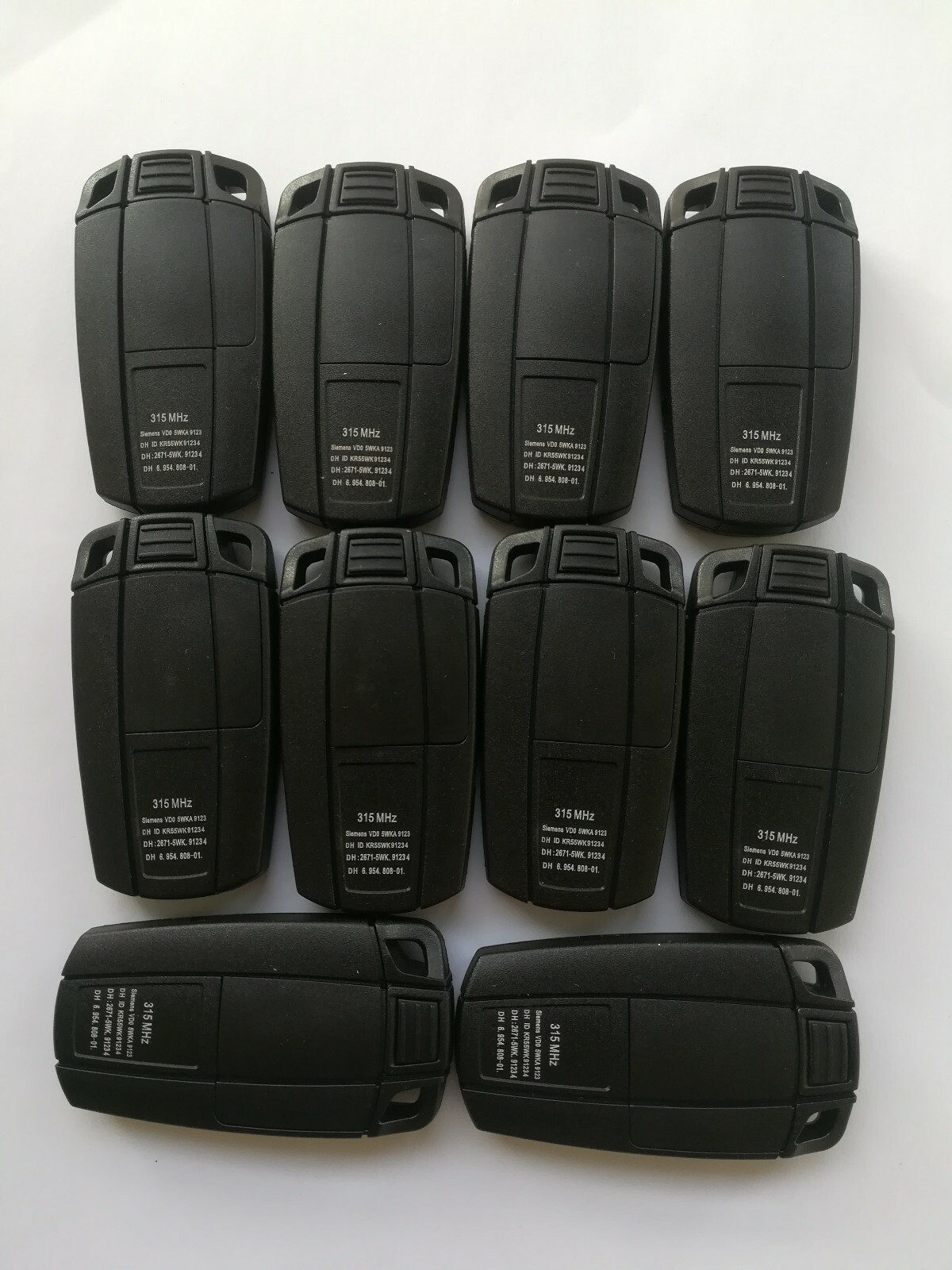 10pcs Remote Key shell for 2006-2013 BMW 3 5 6 X5 X6 M3 M5 E70 E71 ...