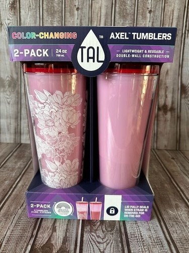TAL Double Walled Color Changing Tumblers 2 Pack for sale online | eBay