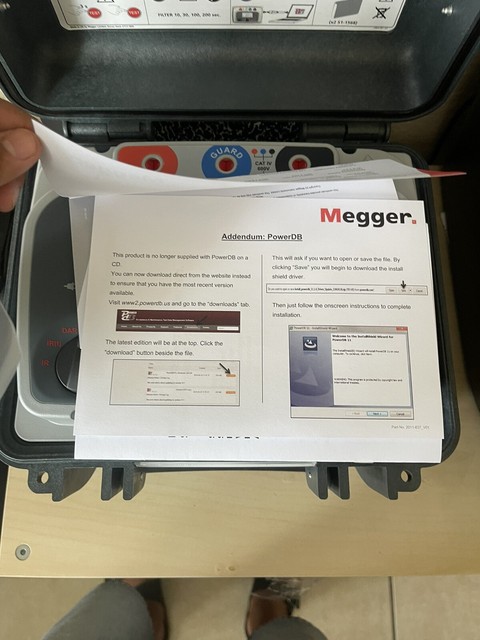 Megger S1-1068 10 KV DC Insulation Resistance Tester S1 1068 for sale ...