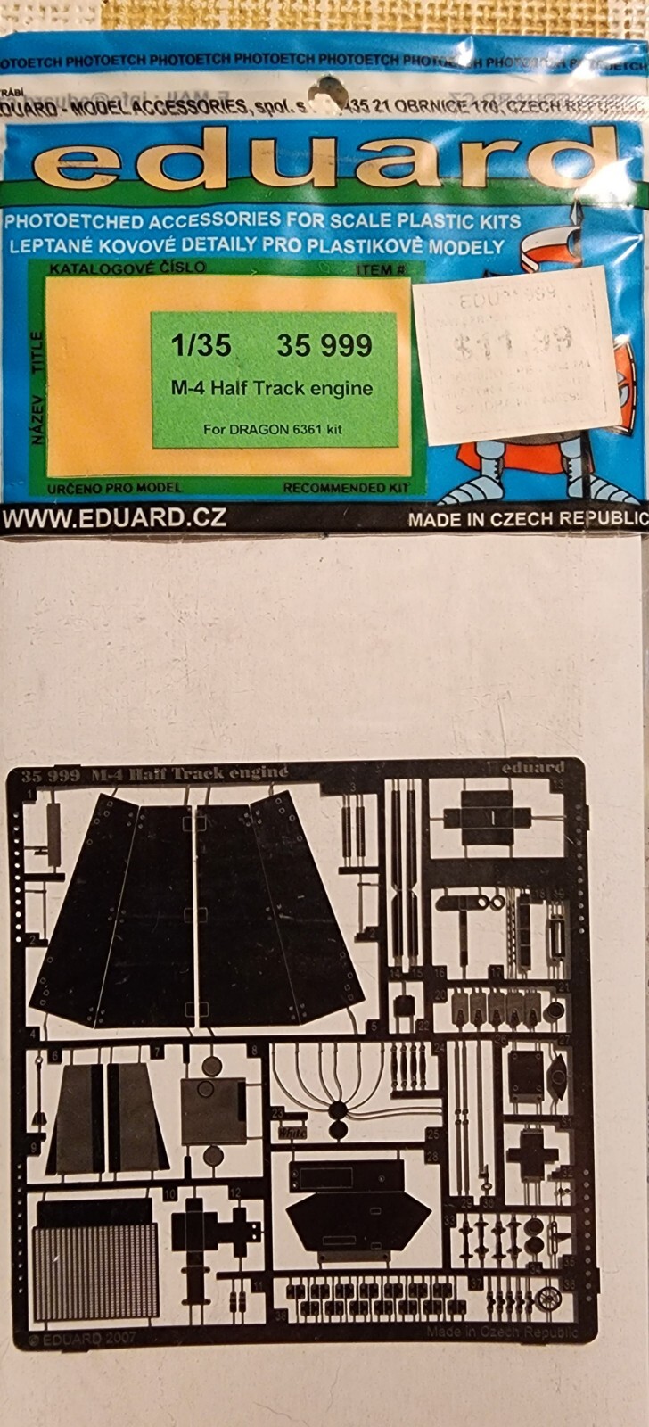 Dragon 6361 WWII US M4 Halftrack Vehicle 81mm Mortar Carrier 1/35 | eBay