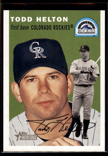 2003 Topps Heritage Todd Helton #20 Colorado Rockies | eBay