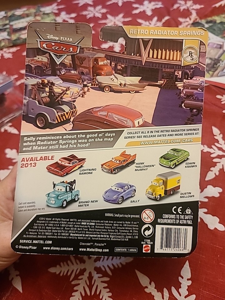 DISNEY PIXAR CARS "DUSTIN MELLOWS" DELUXE MODEL, NEW IN PACKAGE, 4of8 ...