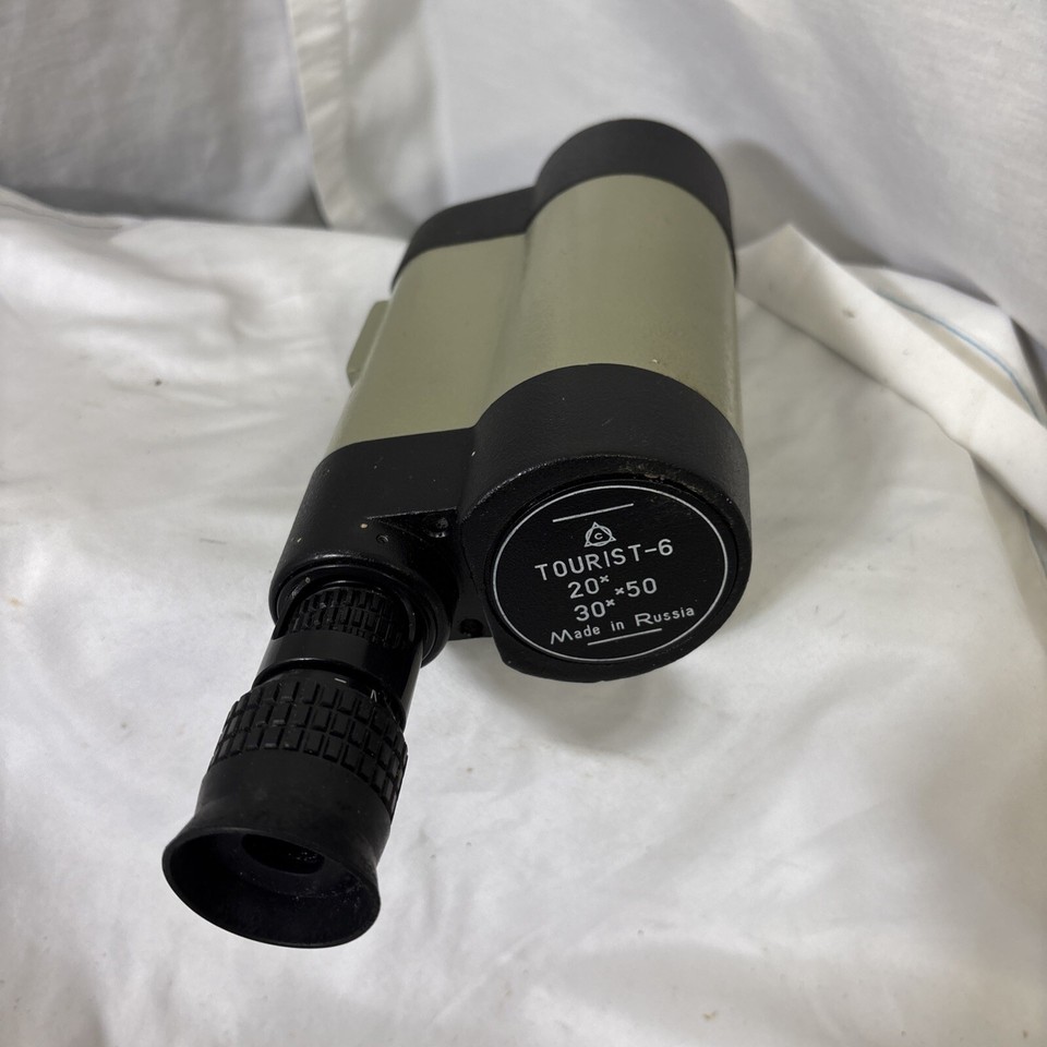 Tourist-6 Spotting Scope Monocular Hunting Soviet Vintage Spyglass 20 x ...