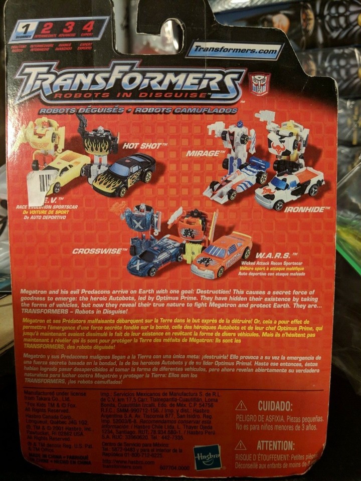 Transformers RID 2001 W.A.R.S + Crosswise Brand New Never opened. | eBay