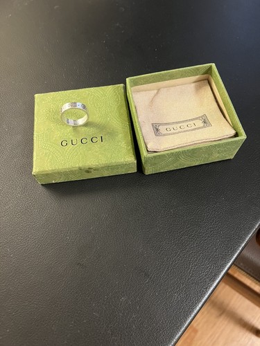 Gucci Ghost Skull G Drip Ring 925 Sterling Silver Sz 10.5 US Italy 22 ...