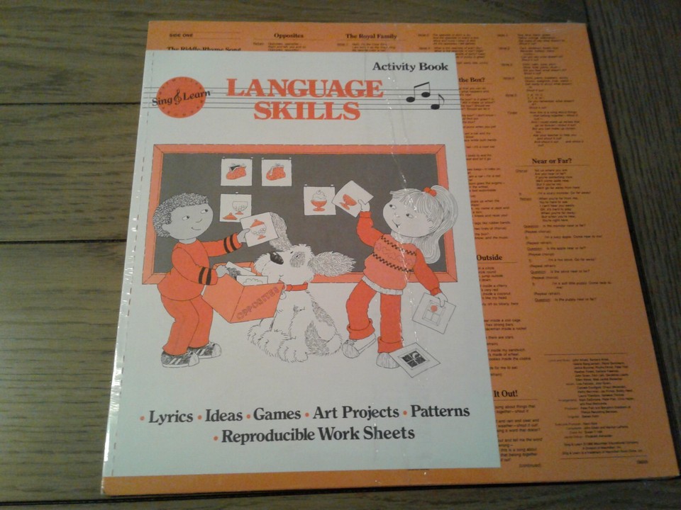 SING AND LEARN - LANGUAGE SKILLS - LP/ACTIVITY BOOK - NEW/SEALED | eBay