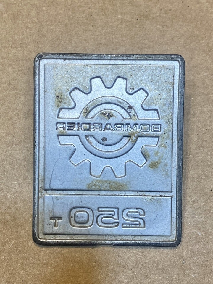 Rare Vintage Skidoo Elan 250 Twin Engine Shroud Emblem Badge Crest | eBay