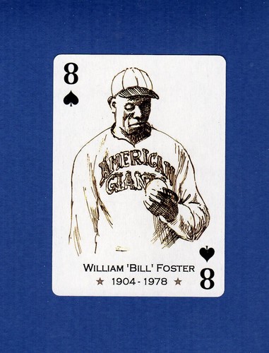 WILLIAM "BILL" FOSTER, 1904-1978 ~ Negro Baseball Leagues playing card ...