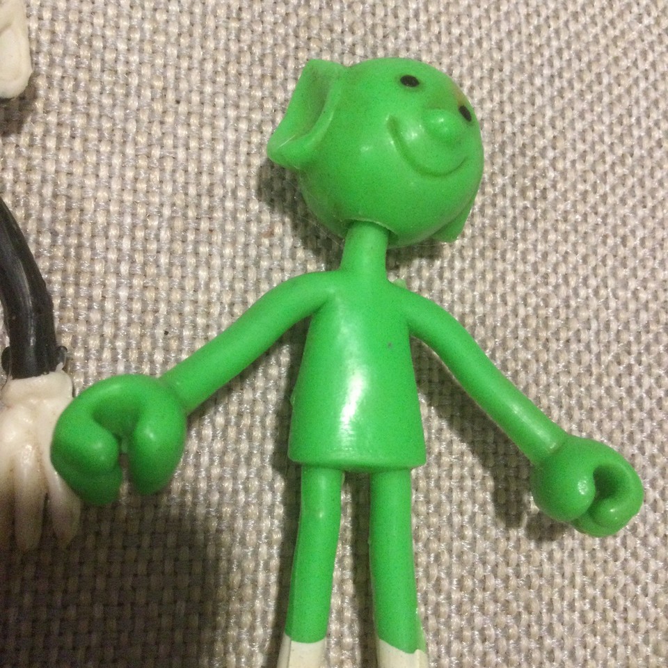 Vintage Space Alien Bendy Rubber & Wire Toys Figures 1970s | eBay