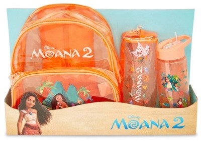 Moana 2 Bag Set With Bottle, Backpack & Pencil Case Set Back To School ...