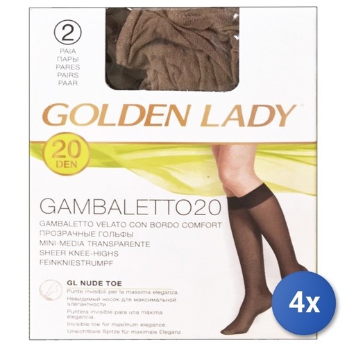 4X Golden Lady Collant Velouté 20 Den Noir 2 Paires | eBay