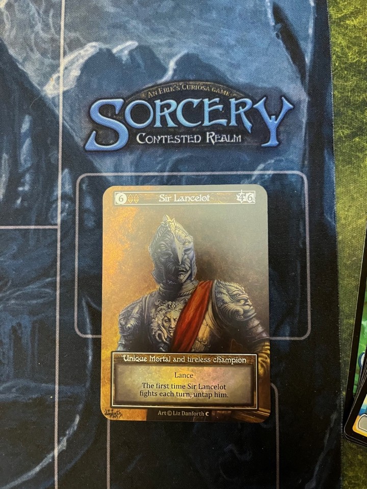 Sorcery TCG Sir Lancelot Foil Promo Team Covenent | eBay