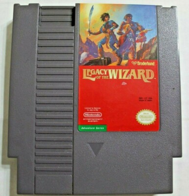 Nintendo NES Legacy of the Wizard Video Game vintage great condition ...
