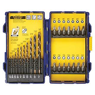 IRWIN 24-Piece Turbomax Drill/Drive Set 1890222 WITH CASE | eBay
