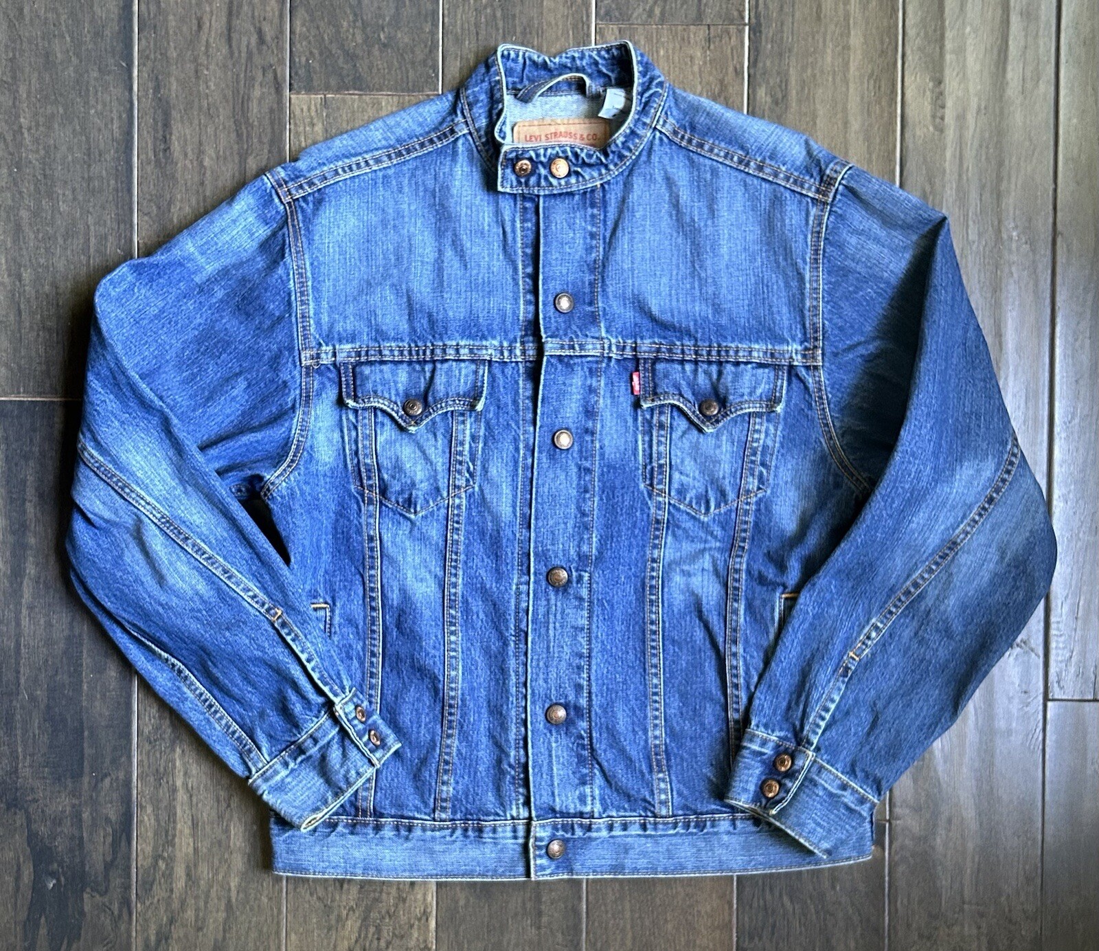Vintage Levi’s Easy Rider Denim Trucker Jacket Size M… - Gem