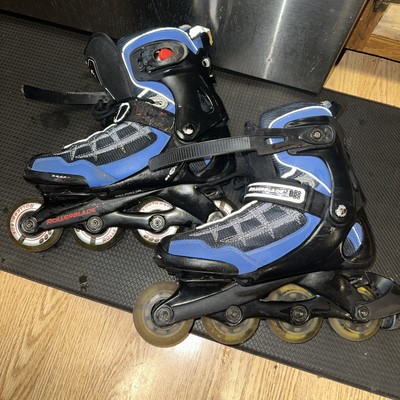*Rollerblades Blue & Black Training P.F.S. Women's Size 7 Roller Skates ...