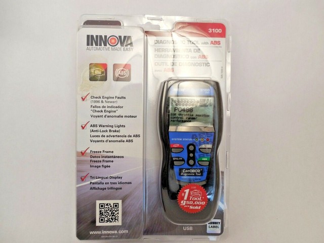 Innova 3100E Vehicle Automotive Diagnostic Scan Tool Canobd2 for sale ...