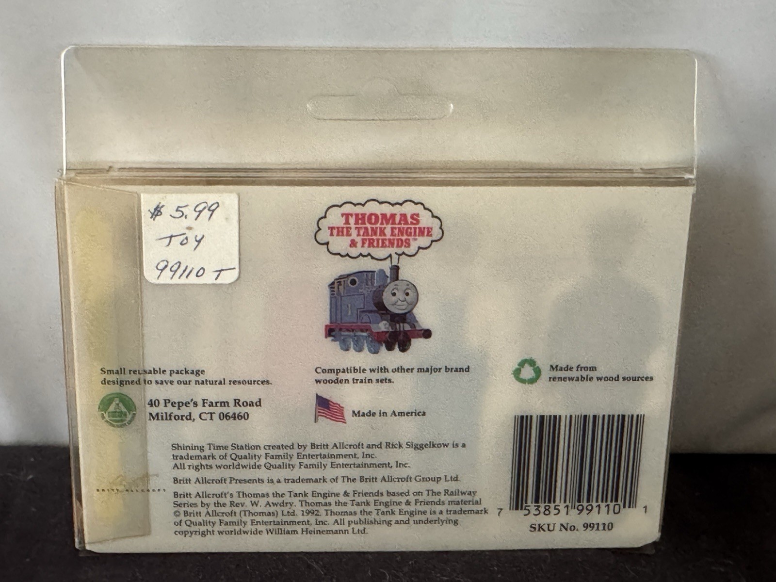 Set Of 4 Workmen 1992 Thomas The Tank Engine & Friends Wooden Railway ...