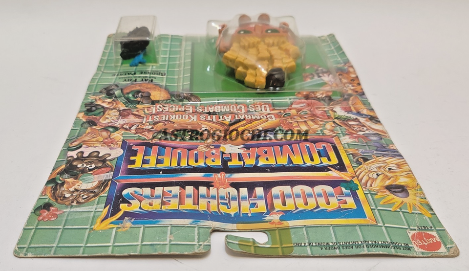 FOOD FIGHTERS FAT FRENCHY FRY FIGURE VINTAGE 1988 NEW IN BOX MATTEL ...
