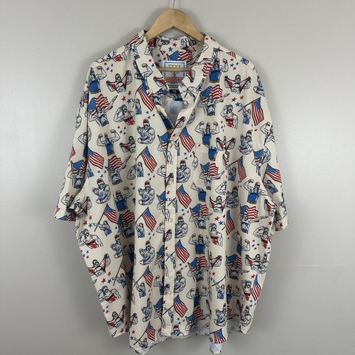 RSVLTS Shirt Mens 4XL Tan Hulk Hogan Series 3 Kunuflex Short Sleeve | eBay