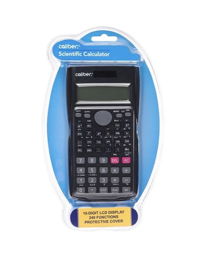 Caliber Handheld Desktop Scientific Calculator w/ Hard Cover ...