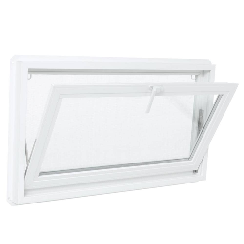 Hopper Vinyl Window Insulated Glass Heavy Duty Home Decor 31.75 in. x ...