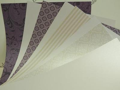 Pearlescent Patterned 1-Side (Plain Reverse) Backing Card A3 300gsm 4 ...