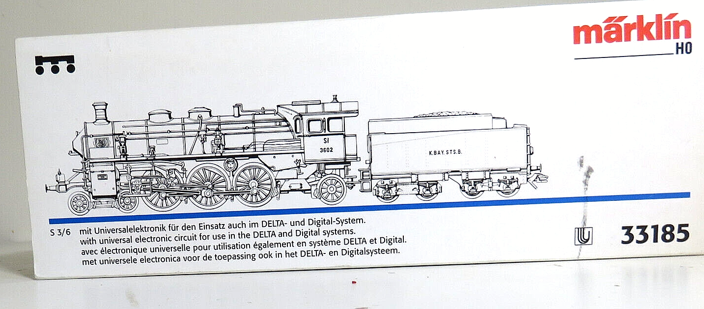 LEERKARTON Schlepptenderlok Märklin 33185 | eBay.de