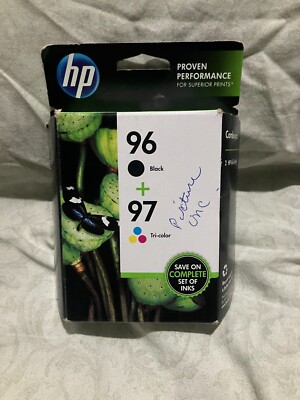 Genuine HP 96 97 Ink Cartridges for HP Printer-OEM Box-Expired Feb 2015 ...