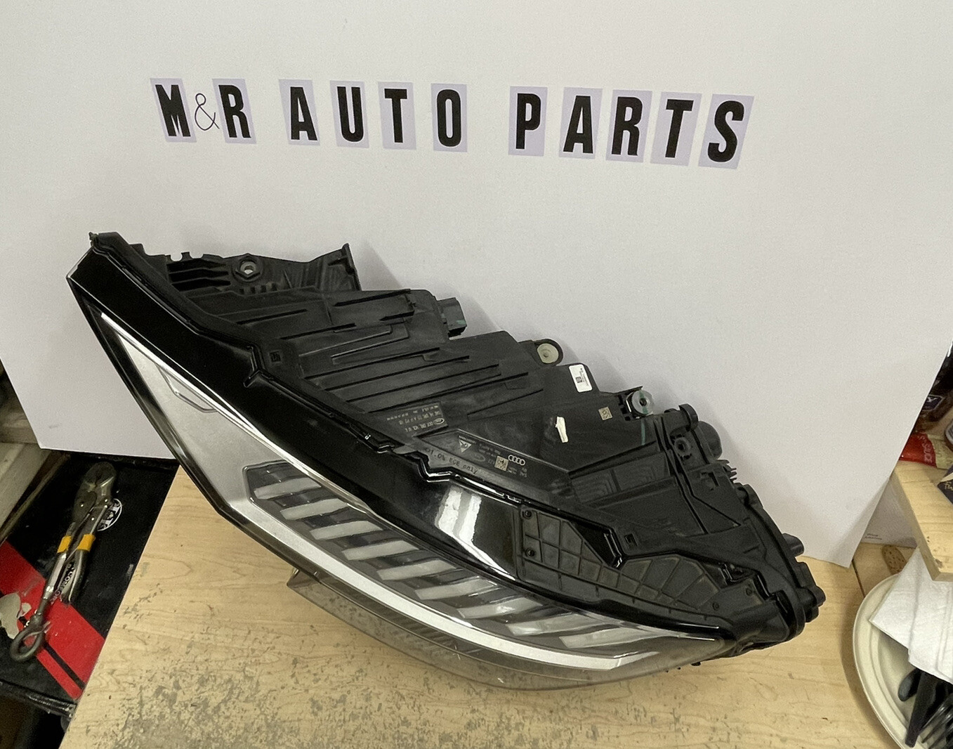 2018 2019 2020 2021 2022 AUDI Q8 SQ8 LEFT FULL LED HEADLIGHT MATRIX ...